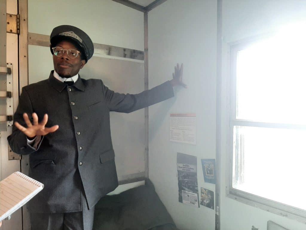 Hardships and brotherhood: Artist tells the story of Black train ...