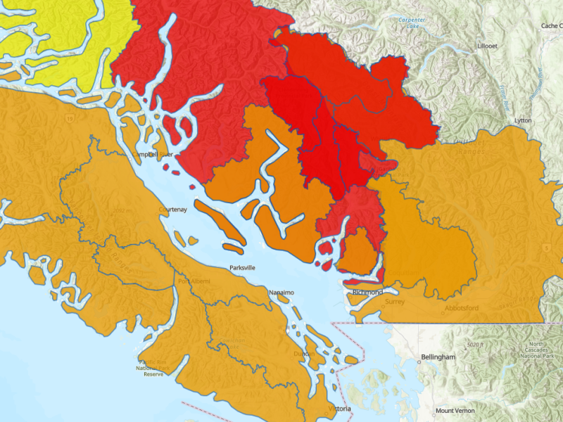 Flood watch advisories issued for Lower Fraser; but Coquitlam, Port ...