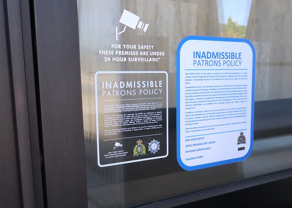 Coquitlam RCMP says Inadmissible Patrons Program is working: 12 ...